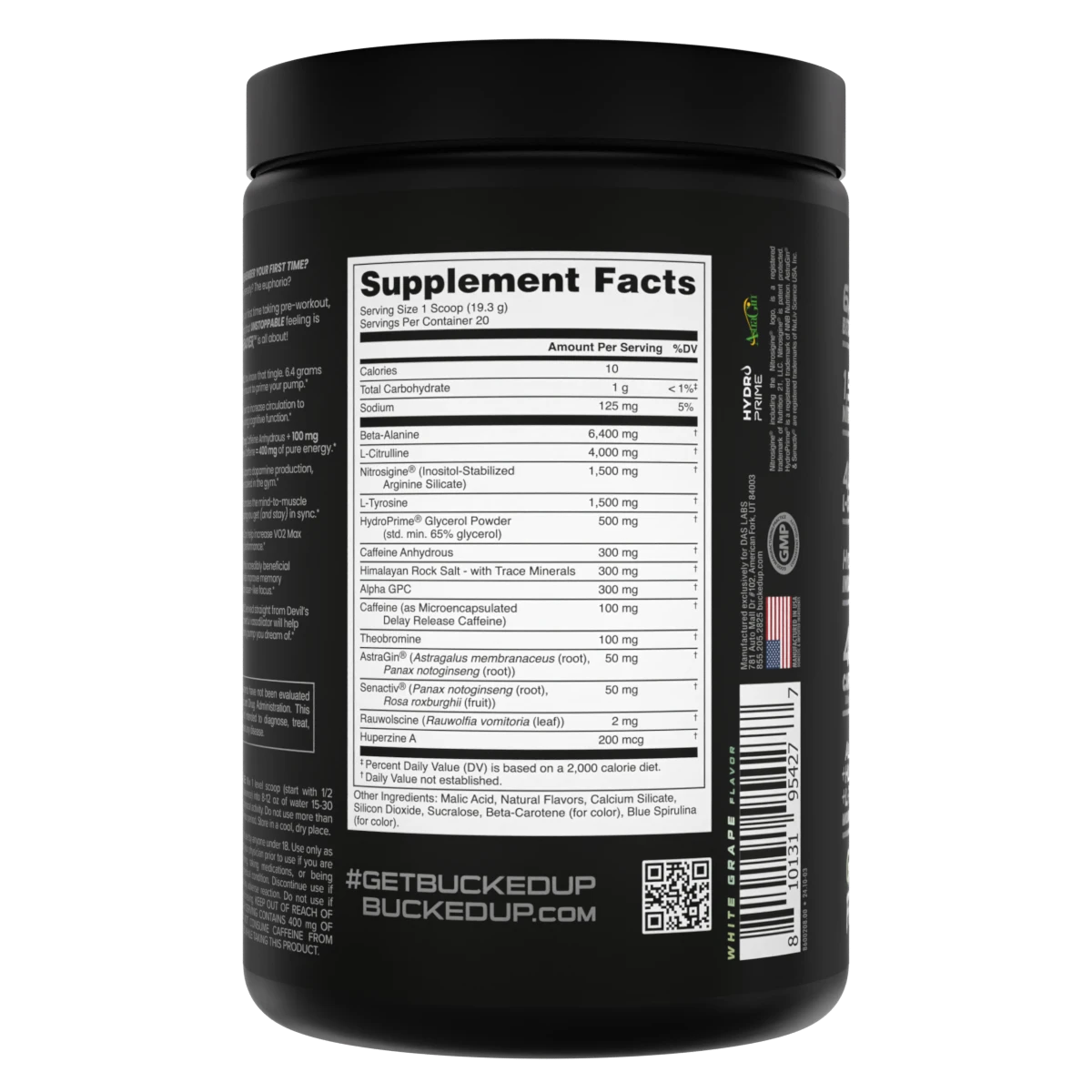 Best Pre-Workout Supplements | 400mg Caffeine Pre-Workout - Bucked Up